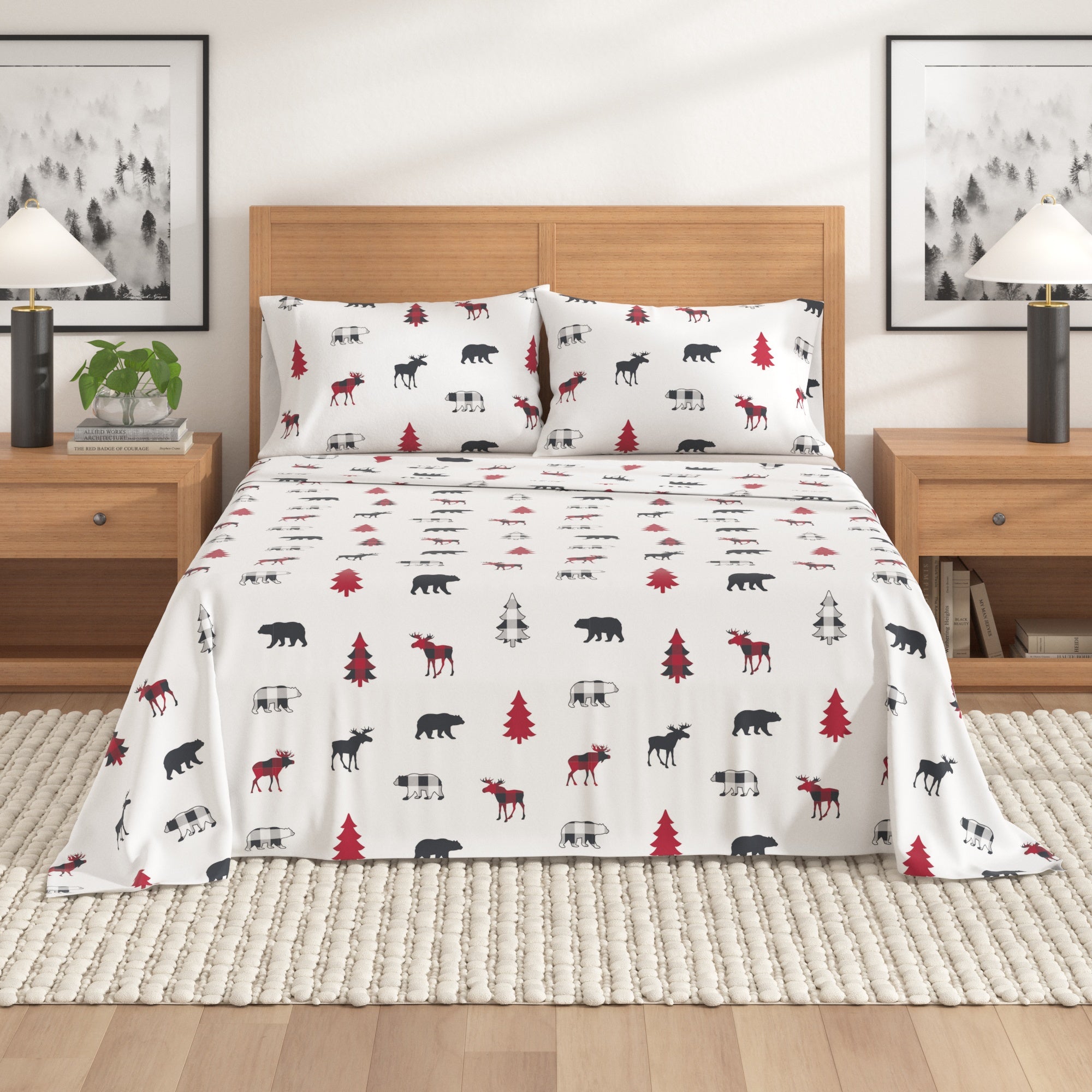 100% Turkish Cotton Flannel Sheet Sets | Boulder Collection by Burano ...